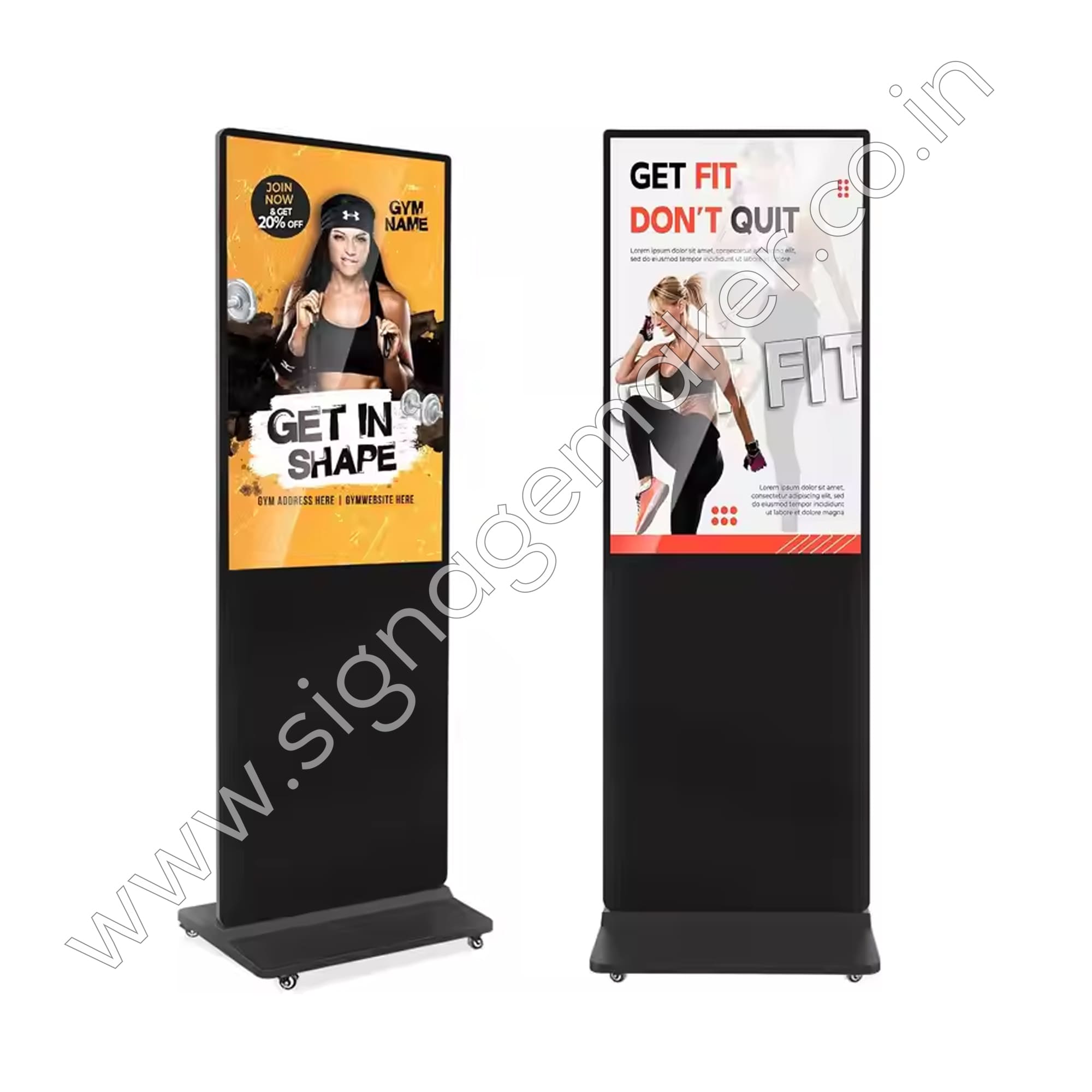 Dynamic Digital Standees for Engaging Brand Displays Signagemaker