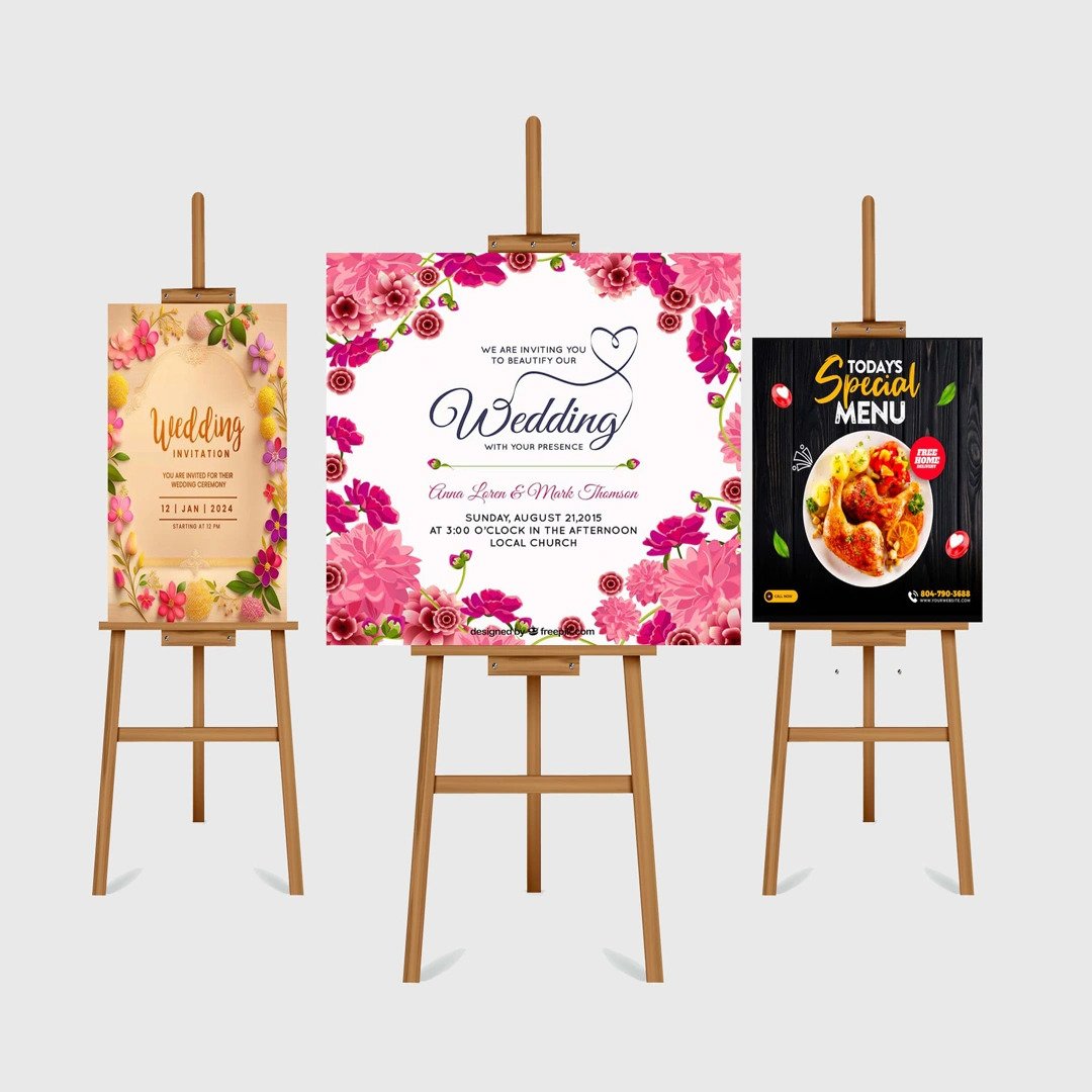 Wooden Standee Noida | Custom Wood Display Stands | Signage Maker